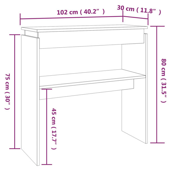 17 Stories Hars Console Table | Wayfair.co.uk